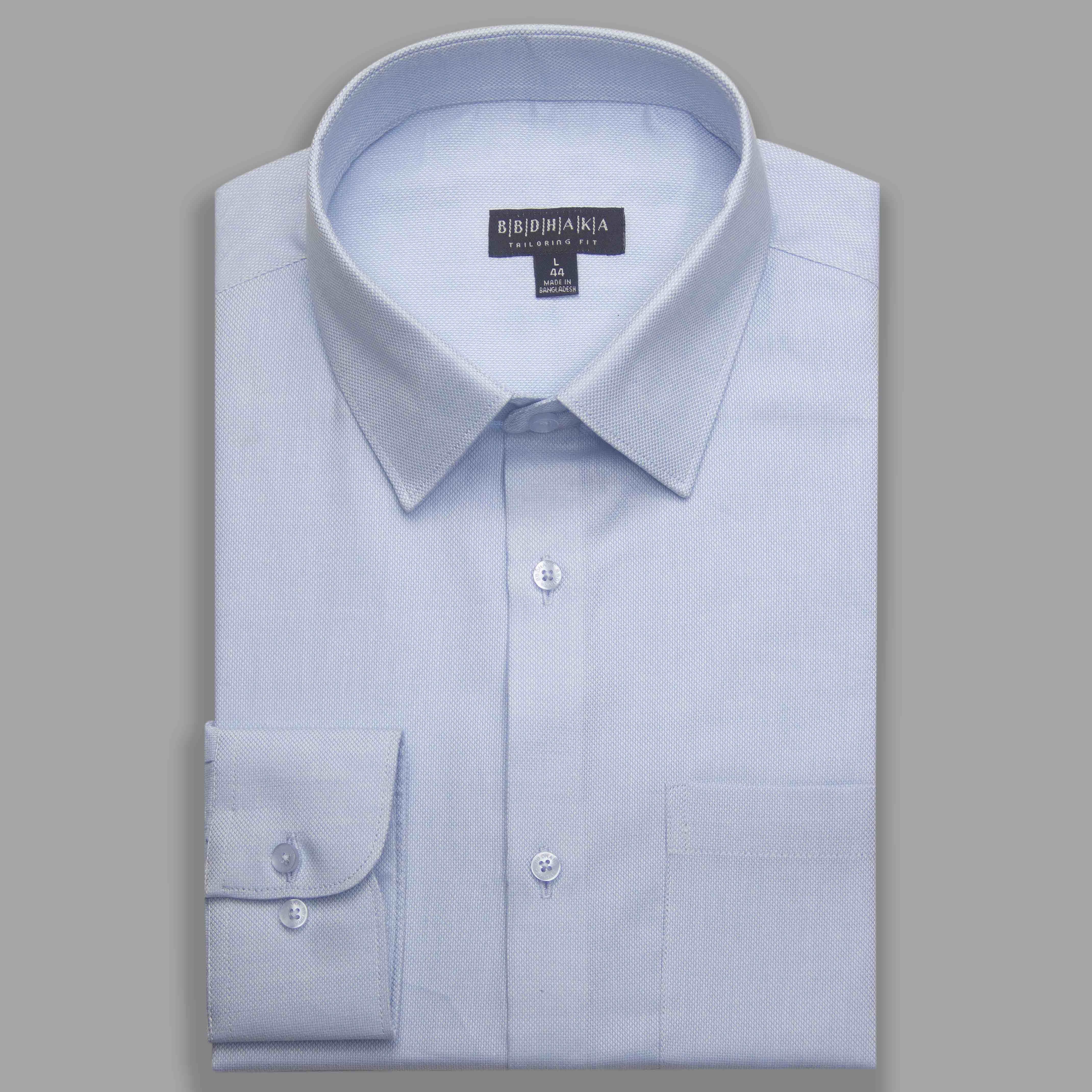 Powder Blue Dobby Formal Shirt - New Article – BBDHAKA